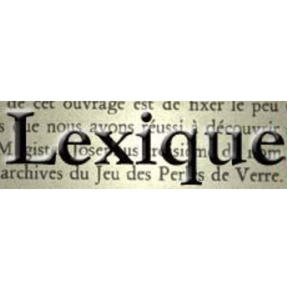 Lexique | Jessica Bourgin